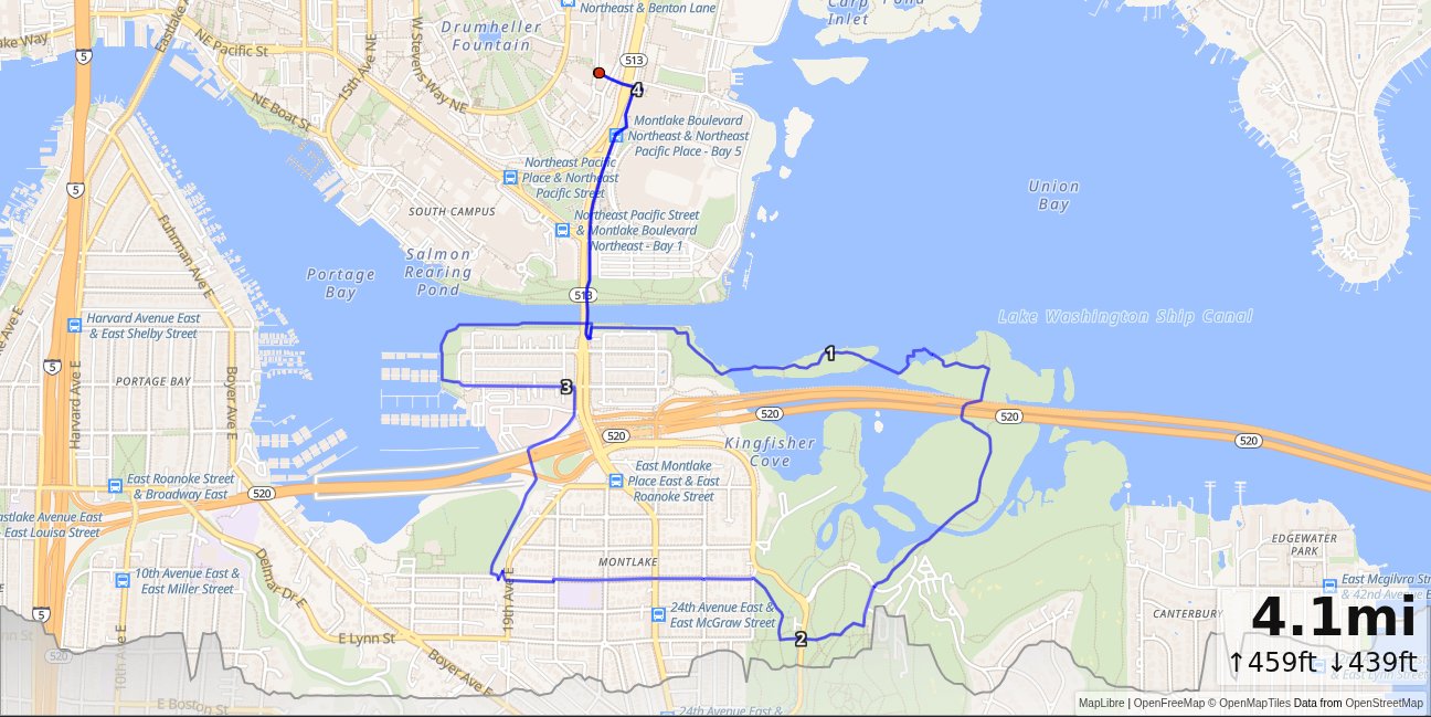 CSE, Foster, Montlake Playfield Loop